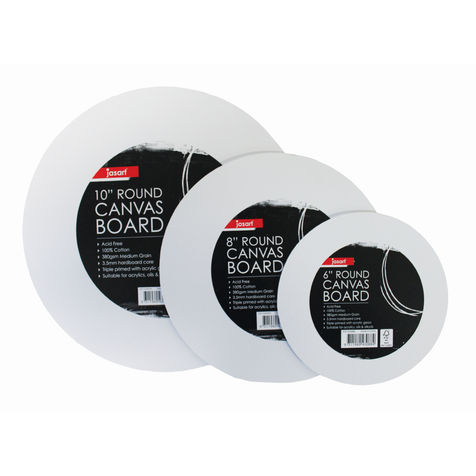Jasart Round Canvas Boards - Jasco Pty Ltd | Art & Craft Materials ...